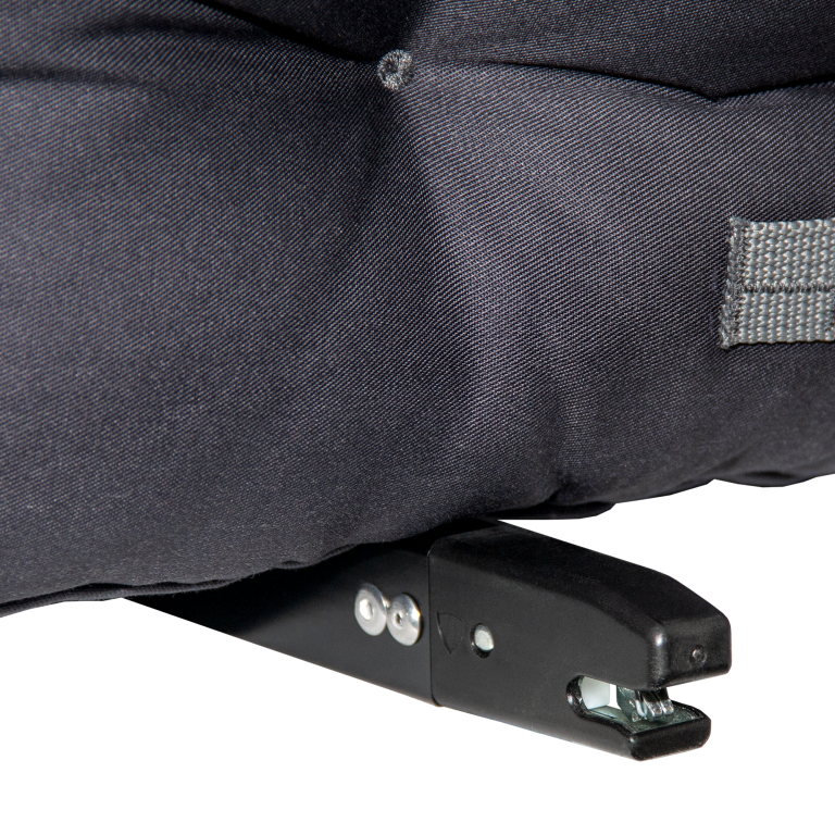 DoggySafe Auto Hundesitz mit Einlegedecke dunkelgrau