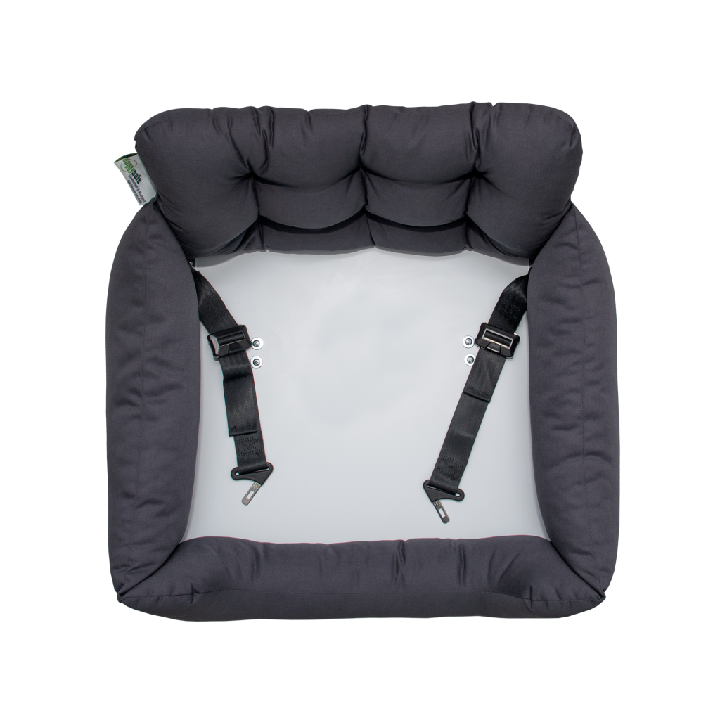 DoggySafe Auto Hundesitz mit Einlegedecke dunkelgrau
